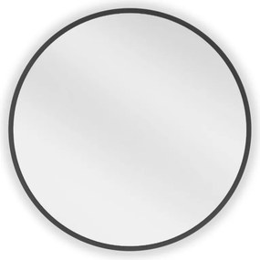 Mexen Loft kulaté koupelnové zrcadlo 55 cm, černý rám - 9850-055-055-000-70