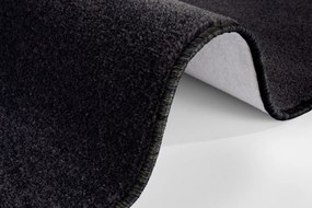 Hanse Home, Kusový koberec Nasty 102055 Schwarz, 200x300, černá, chodba / předsíň