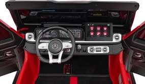 Elektrické autíčko Mercedes Benz G63 AMG XXL STRONG MP4 červené