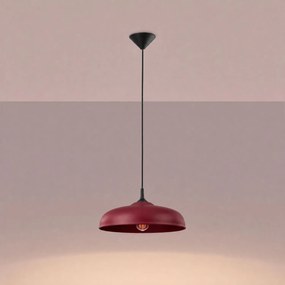Sollux Lighting Závěsné svítidlo GINA bordó