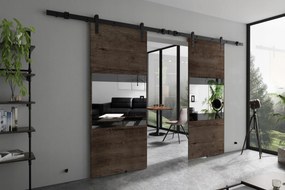 Posuvné dveře MIA DUO 192 tmavý jasan