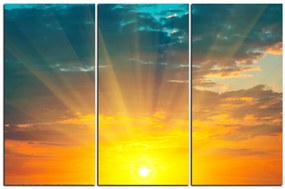 Obraz na plátně - Západ slunce 1200B (105x70 cm)