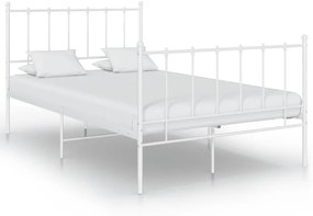 Rám postele bílý kov 120 x 200 cm,  324953 HangarStore.cz