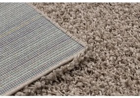 Dywany Luszczow Kusový koberec, běhoun SOFFI shaggy 5 cm béžový Rozměr koberce: 60 x 300 cm