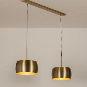 Závěsné designové svítidlo nad stůl Kaavi II Gold Look