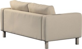 Potah na pohovku IKEA  Karlstad 2-místná, nerozkládací, krátký barva béžová látka pletený vzor