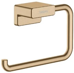 Hansgrohe AddStoris - Držák toaletního papíru, kartáčovaný bronz 41771140