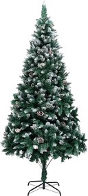 Umělý vánoční stromeček Zelená 210 cm PVC, ocel a plast 3396276