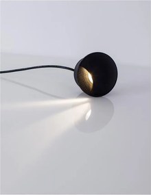 NV 9944141 Venkovní zapuštěné svítidlo do zdi JOYA černý hliník LED 3W 3000K 100-240V 21st. IP65 - NOVA LUCE