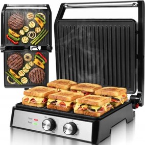 Elektrický kontaktní gril / toustovač XXL 4500W PANINI