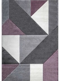 Kusový koberec Warner 4205A fialový Varianta: 60x110 cm