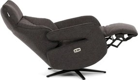Polohovací křeslo hnědé, elektrické TV-B3973 BR2