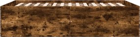 Rám postele kouřový dub 120 x 190 cm kompozitní dřevo 3280955