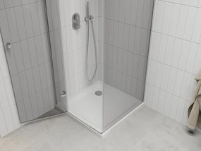 Mexen Roma sprchový kout 100 x 100 cm, čiré sklo-chromový profil + sprchová vanička, 854-100-100-01-00-4010