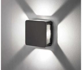 Zambelis E197 venkovní nástěnné LED svítidlo grafit, 4,2W, 3000K, 11cm