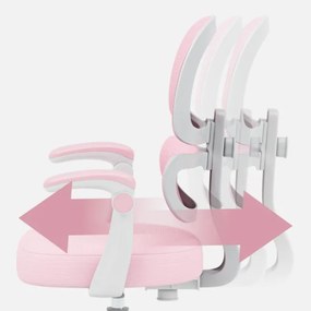 Dětská otočná židle Mark Adler Junior 4.4 Pink