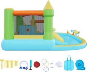 Nafukovací skákací hrací deska, 3,2 × 3,1 × 1,9 m VEVOR