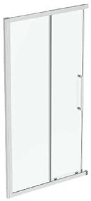 Ideal Standard i.Life - Posuvné sprchové dveře, dvoudílné, 1100 mm, silver bright/čiré sklo T4858EO