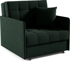 Eka Pohovka AMERYKANKA 169, 90 cm Barva látky: Černá (Kronos 07)