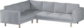 Potah na pohovku IKEA Norsborg rohová 5-místná barva šedá látka pletený vzor