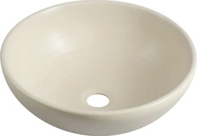 Sapho Sapho, ATTILA keramické umyvadlo, průměr 43cm, slonová kost, DK005