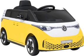 Elektrické autíčko Volkswagen ID BUZZ žluté