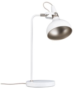 Paulmann 78482 Juna, bílá stolní lampa z kovu, 1xE14, výška 51cm