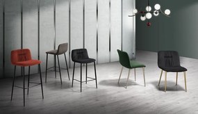 Max Home Luxusní židle Nataly vzorník tkaniny: crystal 06, nohy: kovové kónické NERO OPACO