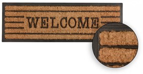Rohožka Welcome 75 cm hnědá