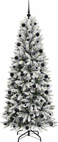 Umělý vánoční stromeček Bílá 210 cm PVC, plast, ocel a PE 3396058