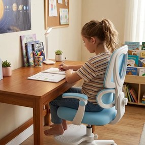 Dětská otočná židle Neoseat JUNI 023 — látka, pratelný potah, modrá