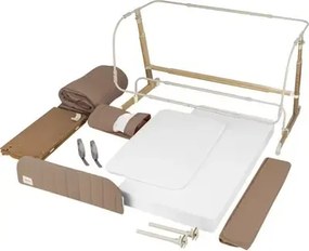 LIONELO Postýlka Thomi Plus 5v1 Beige Carmel
