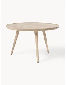Kulatý konferenční stolek z dubového dřeva Accent, ručně vyrobený
