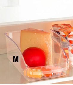 5Five® Organizér do lednice / do zásuvky, transparentní plast FRIGO, M - 32x15x8