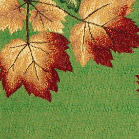 SCANquilt prostírání MOTIV javorové listy zelenohnědá prostírání cca 30 x 45 cm