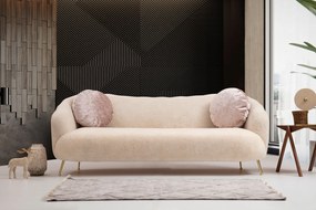 Atelier del Sofa 3-místná pohovka Istiridye - Beige, Béžová