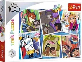 Trefl - Puzzle - Disney hrdinové / 200 dílků / 48 x 34 cm / věk 7+