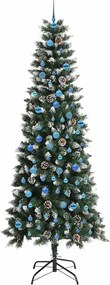 Umělý vánoční stromeček Zelená 240 cm PVC, plast a ocel 3395851