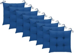 Zahradní židle s poduškami 8 ks masivní akáciové dřevo 3078203
