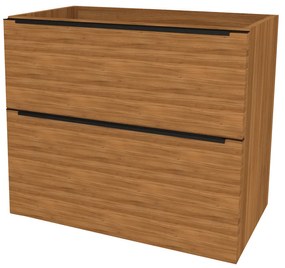 Mereo Mereo, Mailo, koupelnová skříňka 81 cm, černé madlo, Multidecor, CN591SBODP1