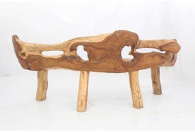 Massive home | Masivní lavice z teakového dřeva ROOT 190cm