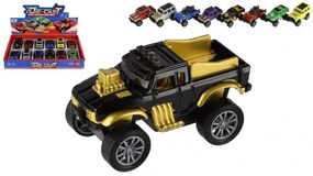 Auto terénní Off-Road mini kov/plast 6,5 cm zpětné natažení mix druhů