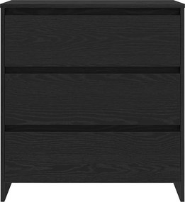 Servírovací skříň 2 ks Černá 70 x 41 x 75 cm Kompozitní dřevo 3332523
