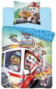 Textylia Dětské bavlněné licenční povlečení Paw Patrol 140x200cm modré