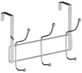 Kovový věšák na dveře ve stříbrné barvě 11 cm Chrome – Premier Housewares