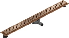 Mexen Flat 360° M08 línkový odtok otočný 90 cm, kartáčovaná měď - 1C25090-40