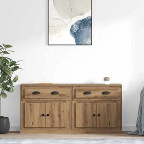 Konzole 2 ks Artisanový dub 70 x 35,5 x 67,5 cm 3402660