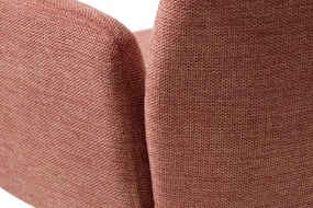 Designová otočná židle Talaith růžová