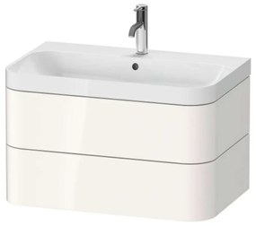 Duravit Happy D.2 Plus - Skříňka s umyvadlem 48x78x49 cm, 2 zásuvky, bílá vysoký lesk HP4347O2222