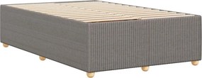 Rám postele bez matrací taupe 120x190 cm textil 3284925